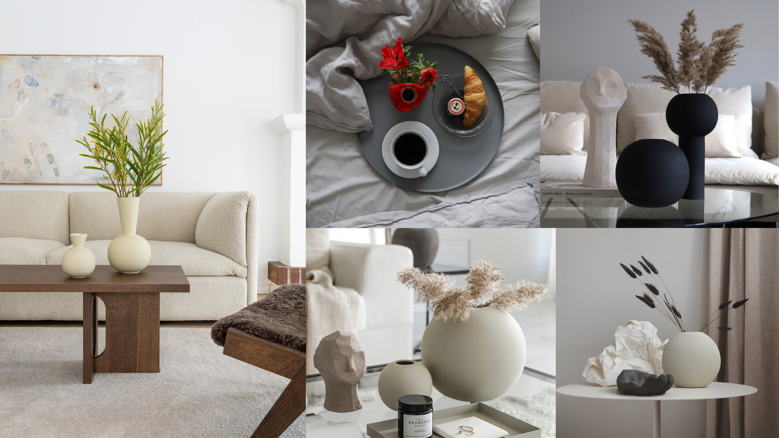 COOEE Design: Modern Vases, Ball Vases, and Minimal Trays