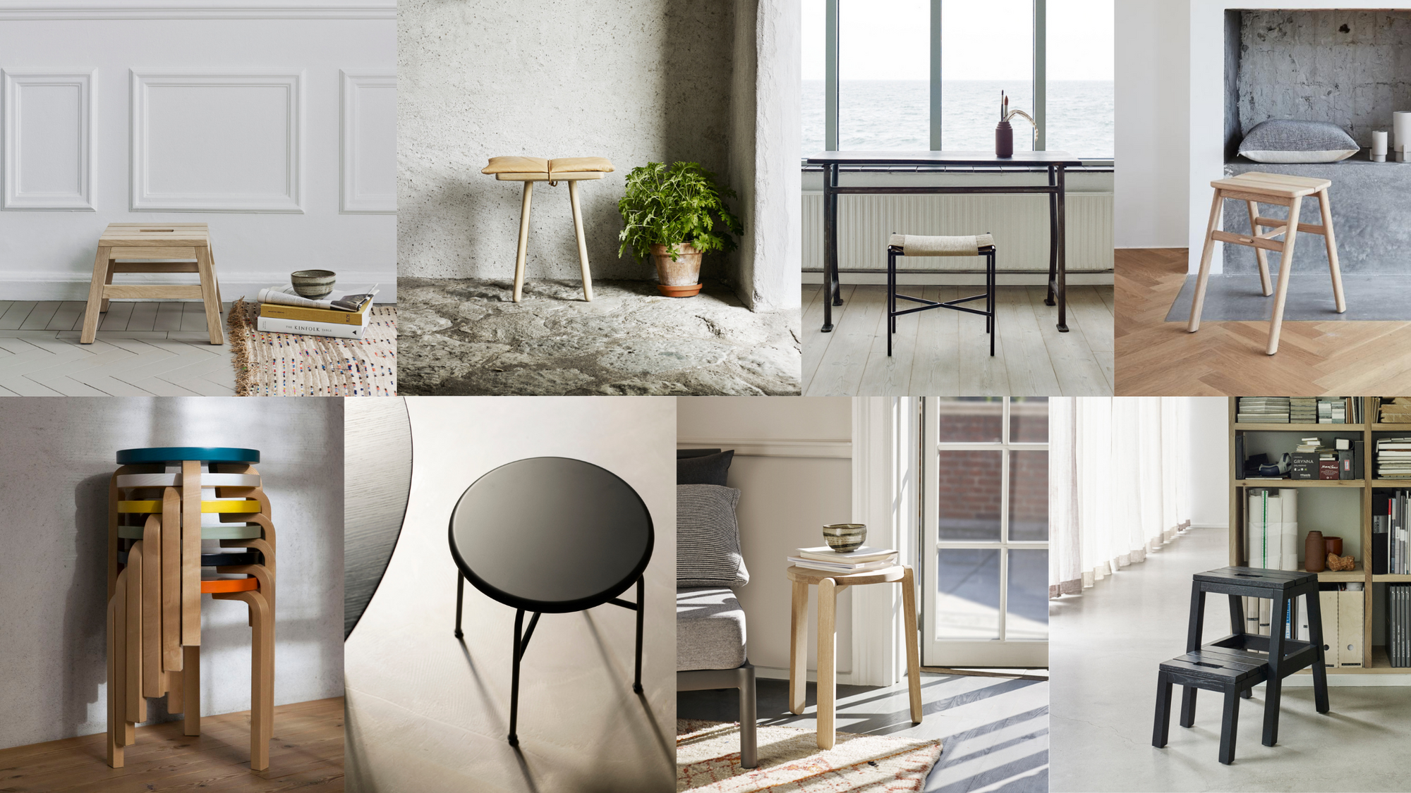 17 Stools from Danish Designers - Scandinavian Furniture