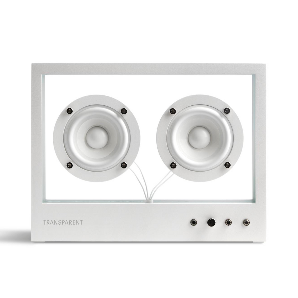 Transparent | Small Transparent Speaker - White
