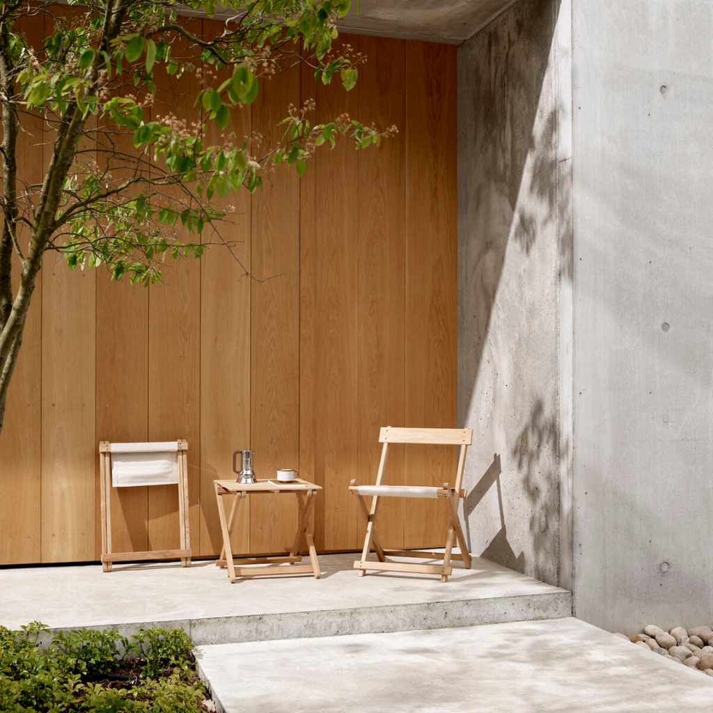 Carl Hansen & Søn - BM4570 Outdoor Dining Chair- Teak Outdoor Furniture