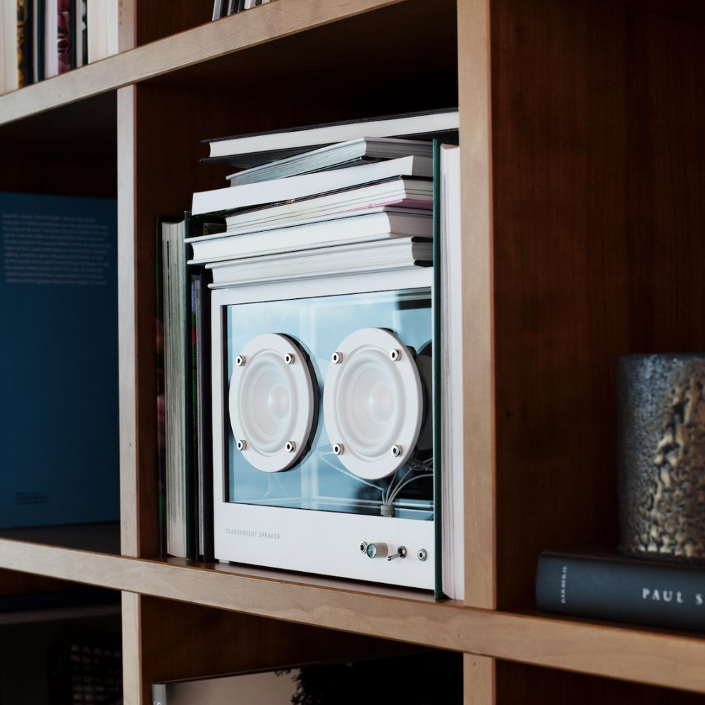 Transparent | Small Transparent Speaker - White