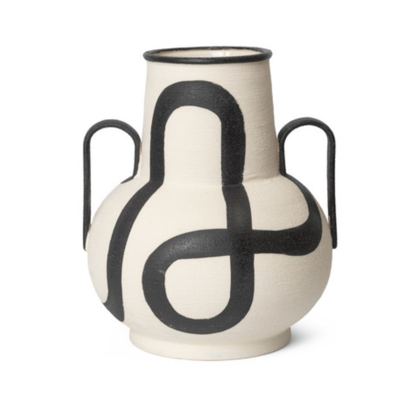 Ferm Living Trace Vase - Batten Home