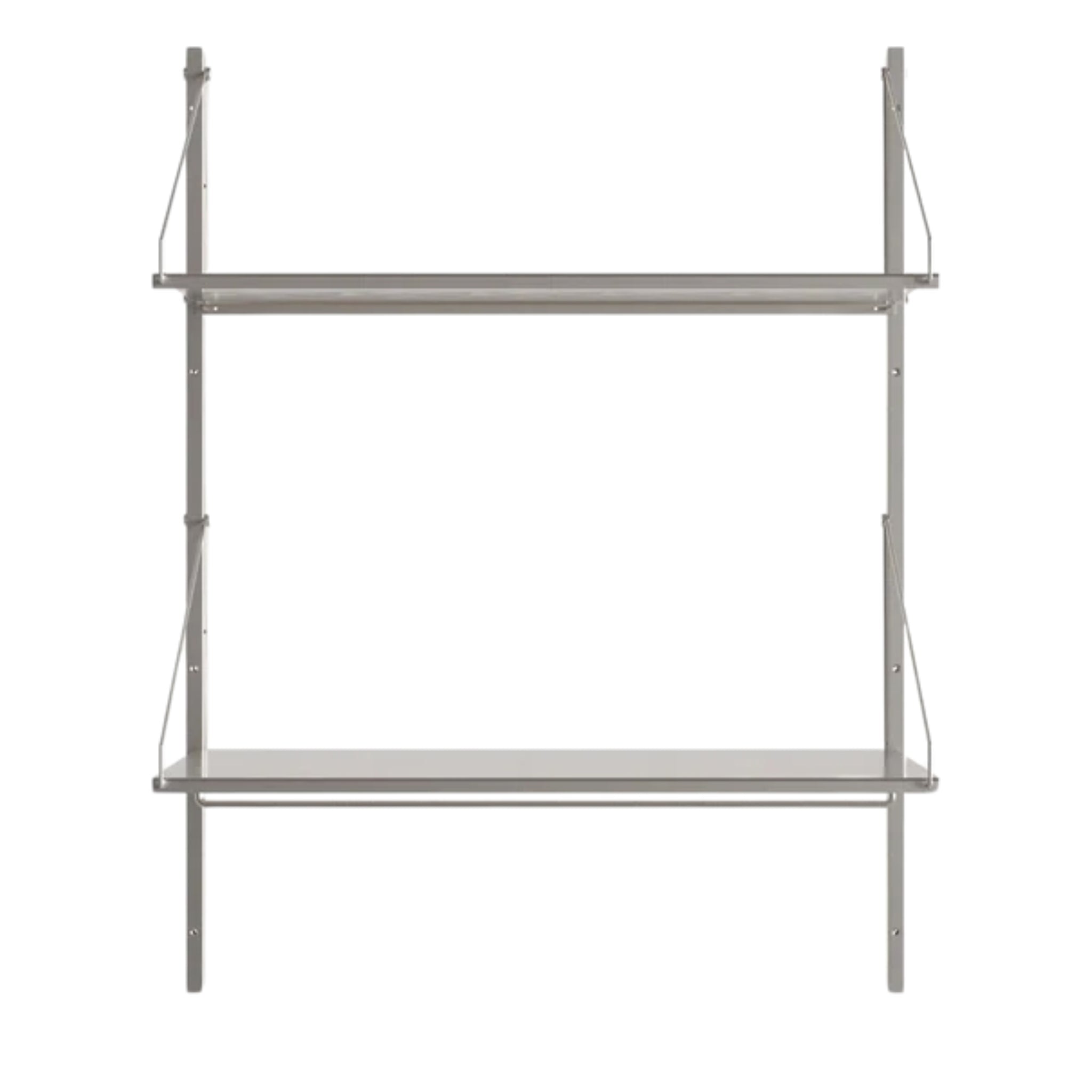 Frama Shelf Library Hanger Section │ H42.7 │ Stainless Steel - Batten Home