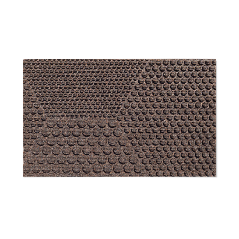 Heymat Hex Scandinavian Floor Mat - Soil
