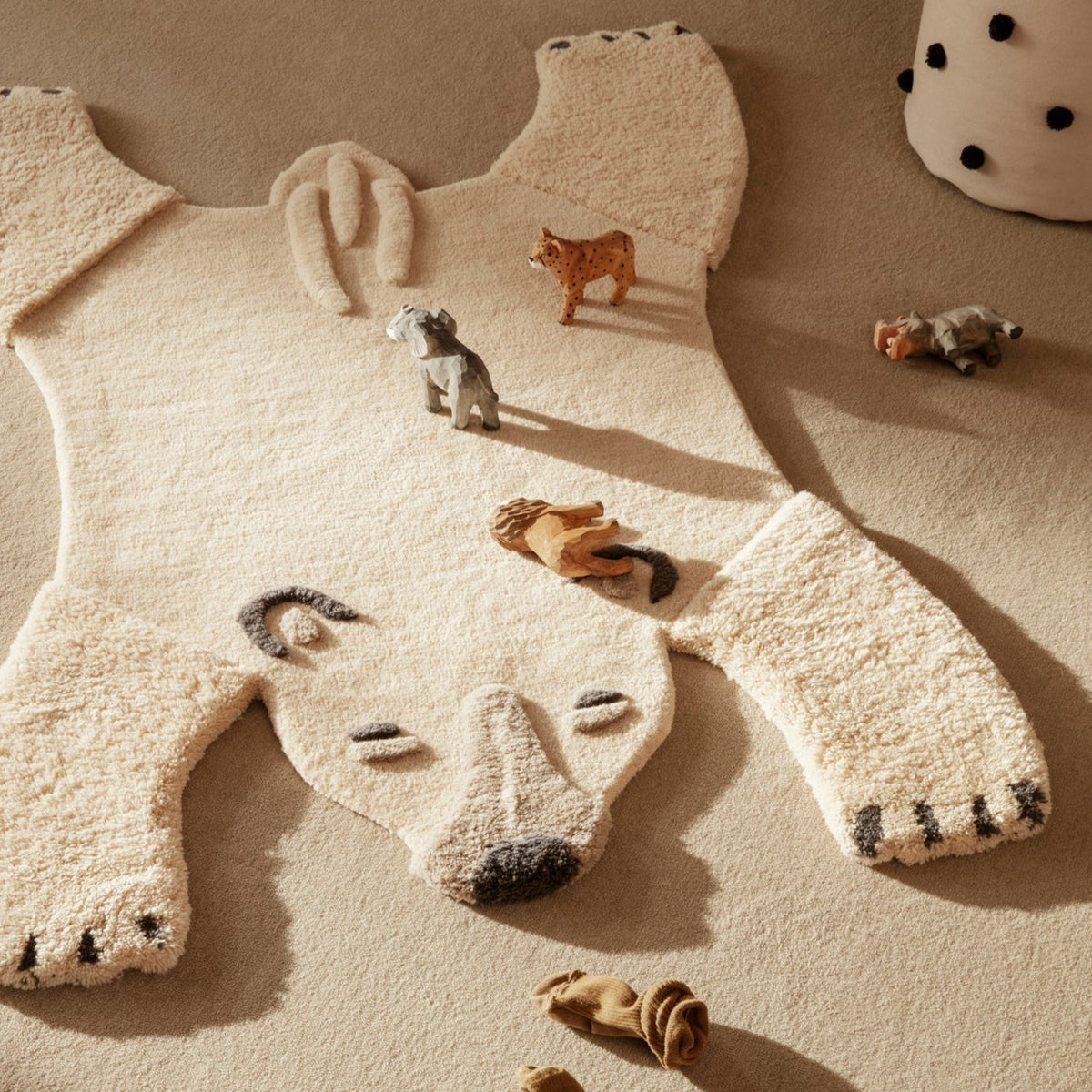 Ferm Living Animal Tufted Rug - Batten Home