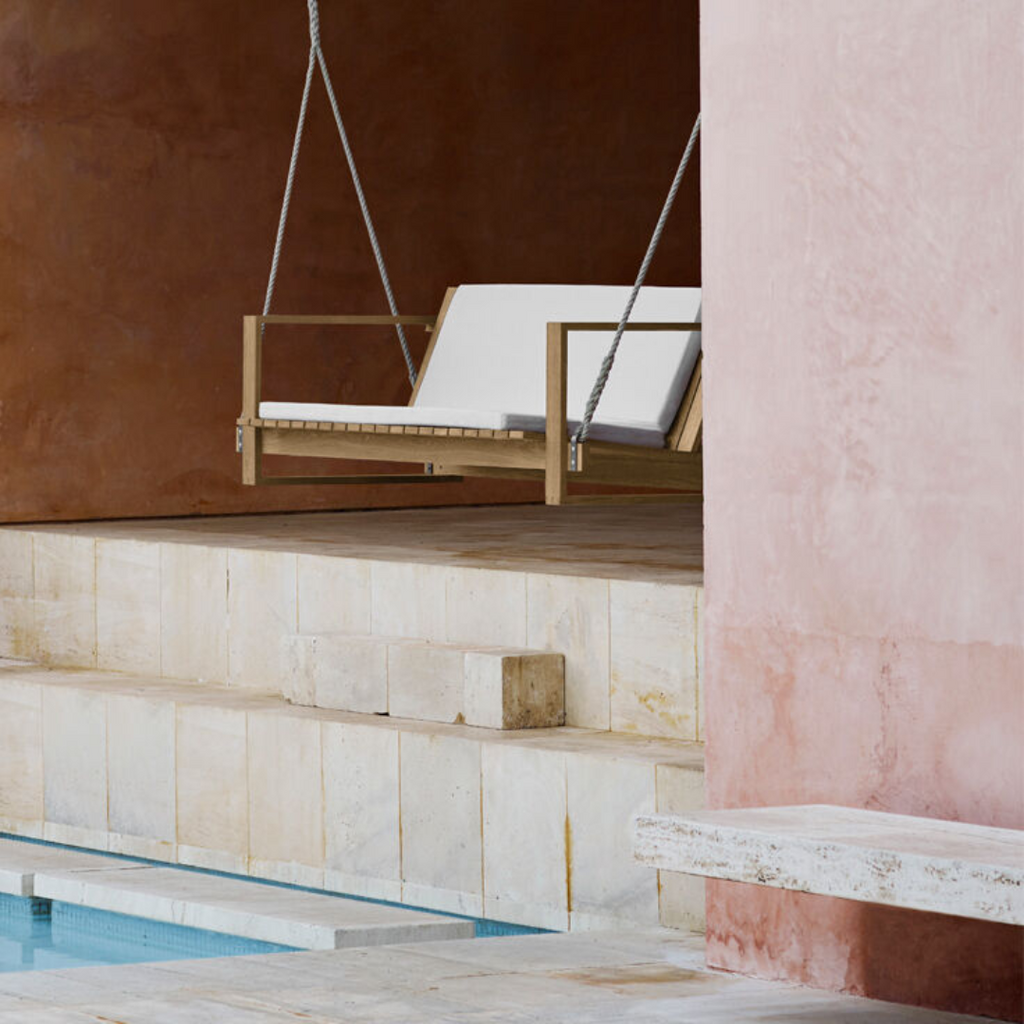 Carl Hansen & Søn - BK13 Outdoor/Indoor Swing Sofa- Teak Outdoor Furniture