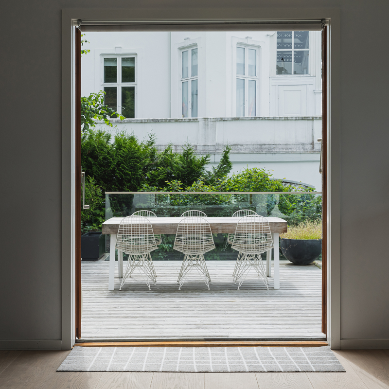 Heymat Hand Scandinavian Floor Mat - Travertine– Batten Home