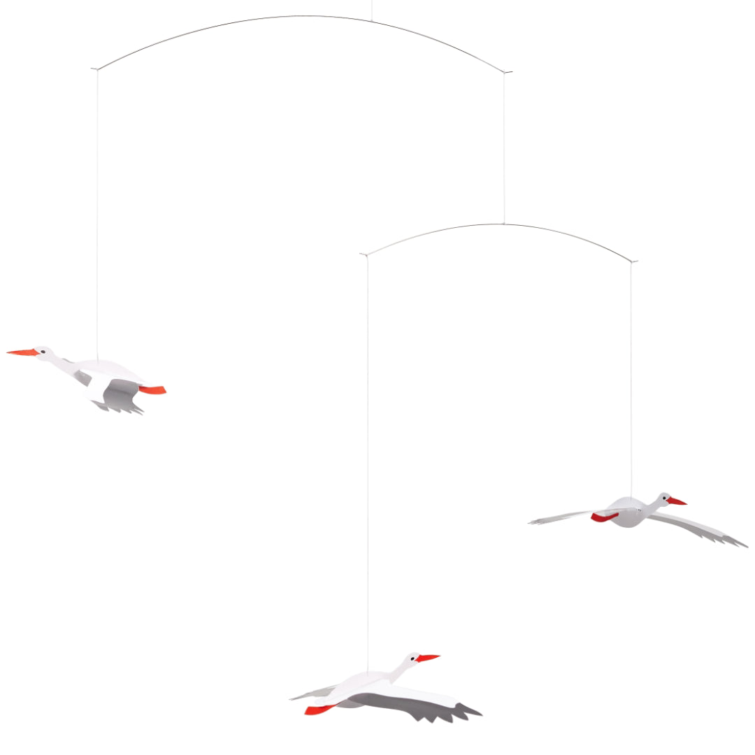 Flensted Lucky Storks Mobile - Batten Home