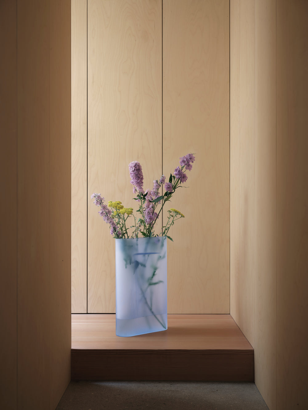MUUTO Ridge Vase Frosted Glass - Batten Home
