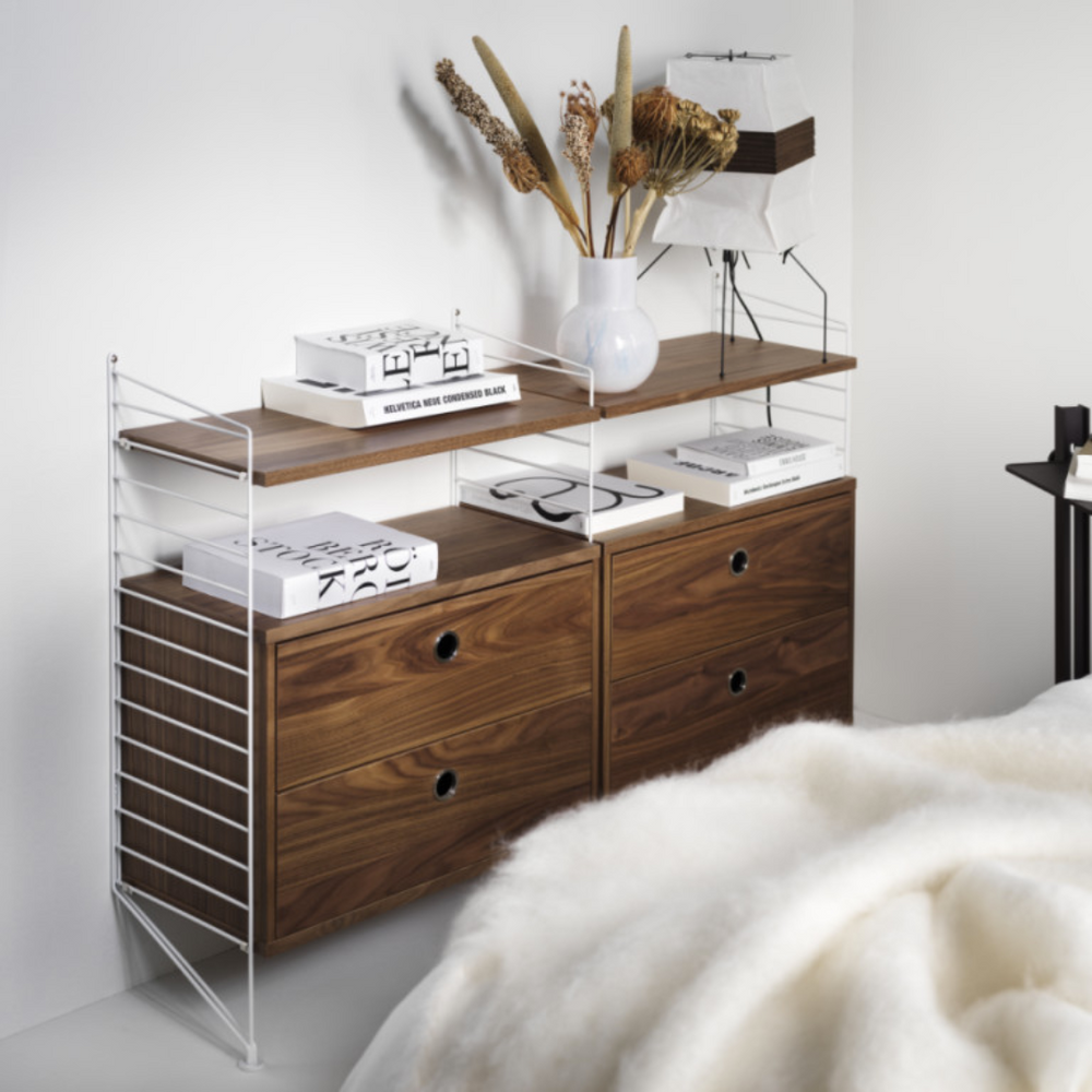 String Furniture - Cabinet with Sliding Doors - Batten Home