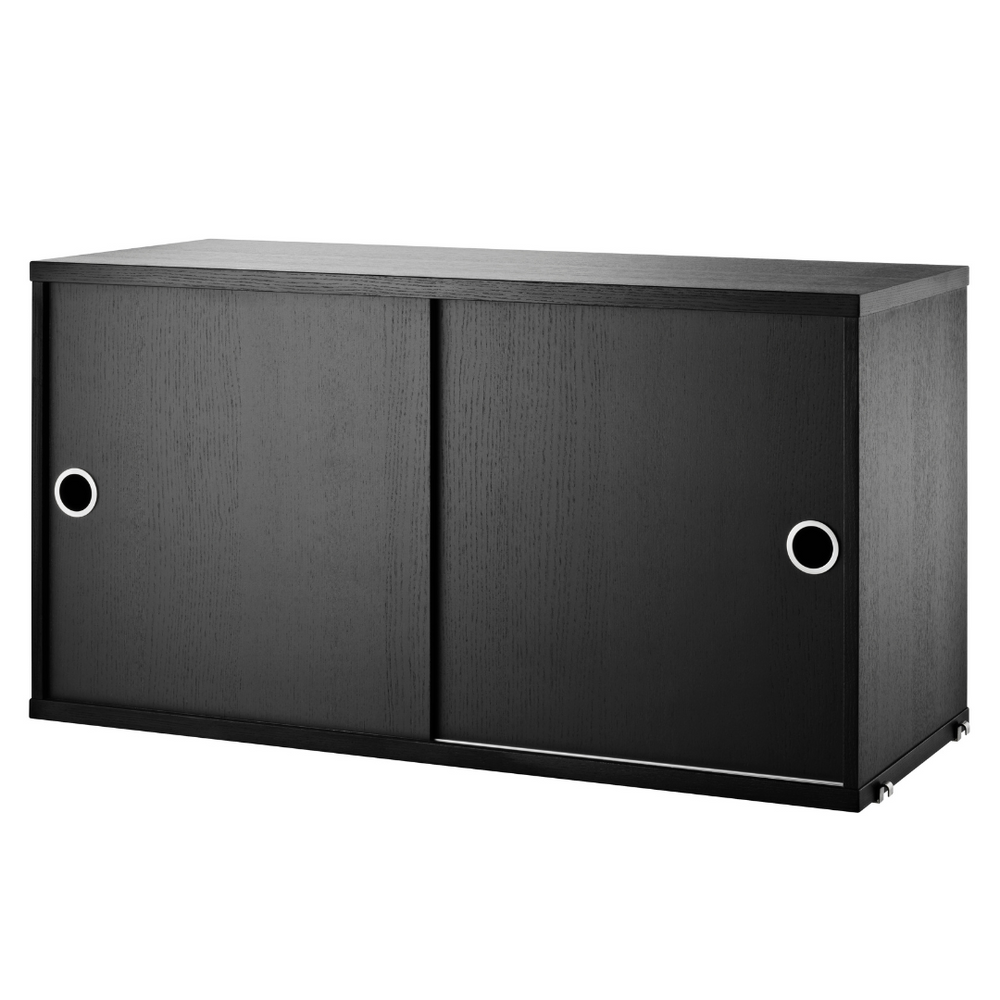 String Furniture - Cabinet with Sliding Doors - Batten Home