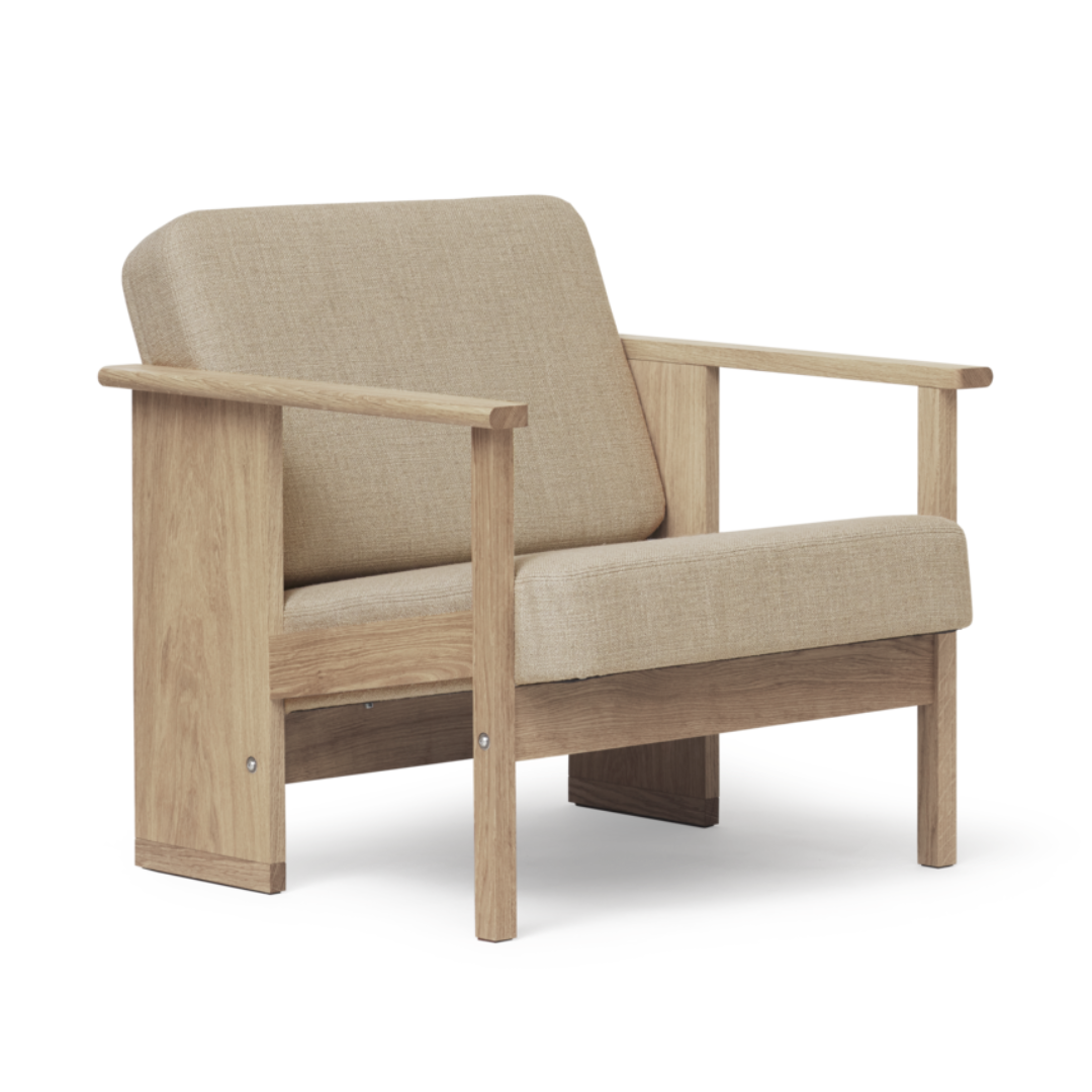 Form and Refine Block Lounge Chair - Batten Home