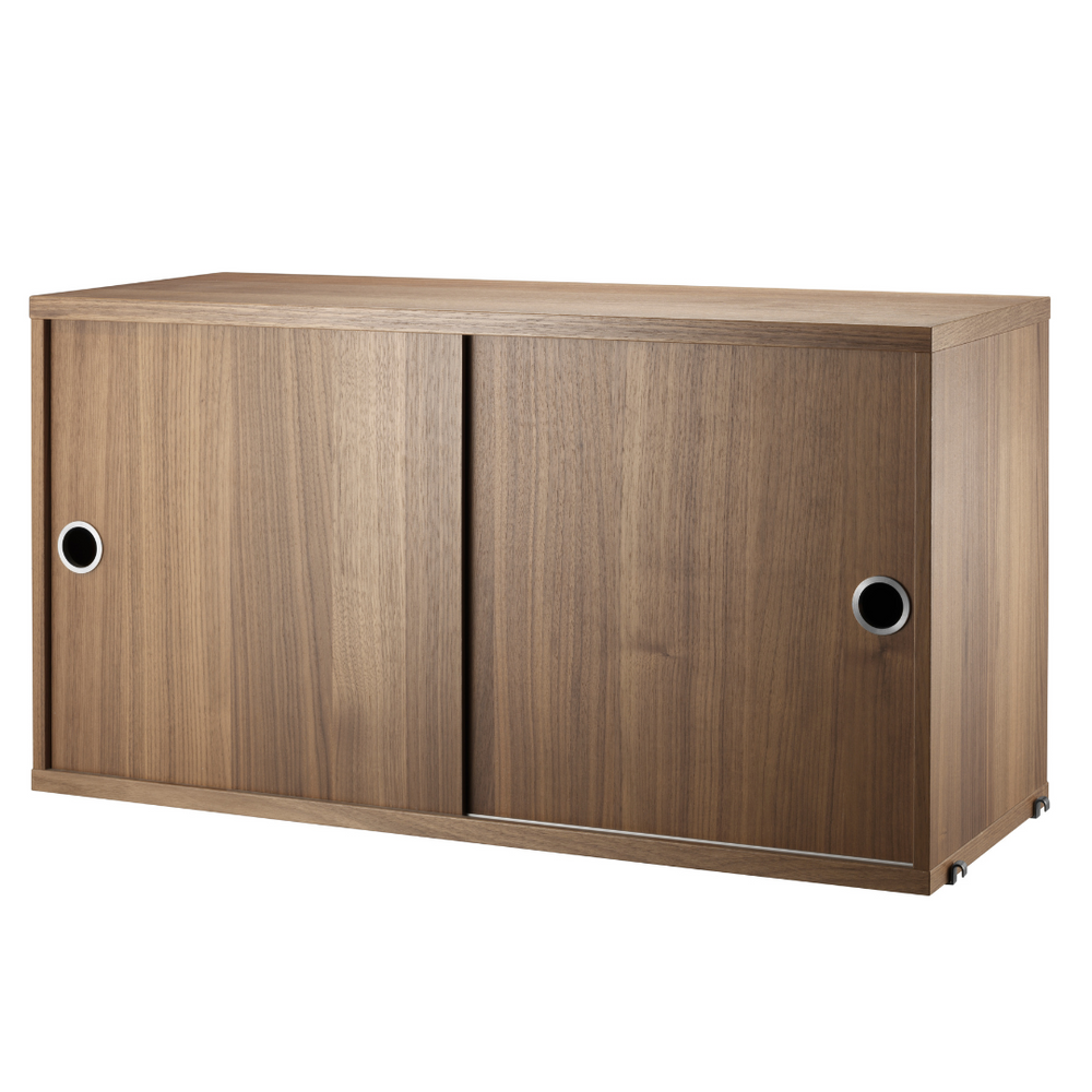 String Furniture - Cabinet with Sliding Doors - Batten Home