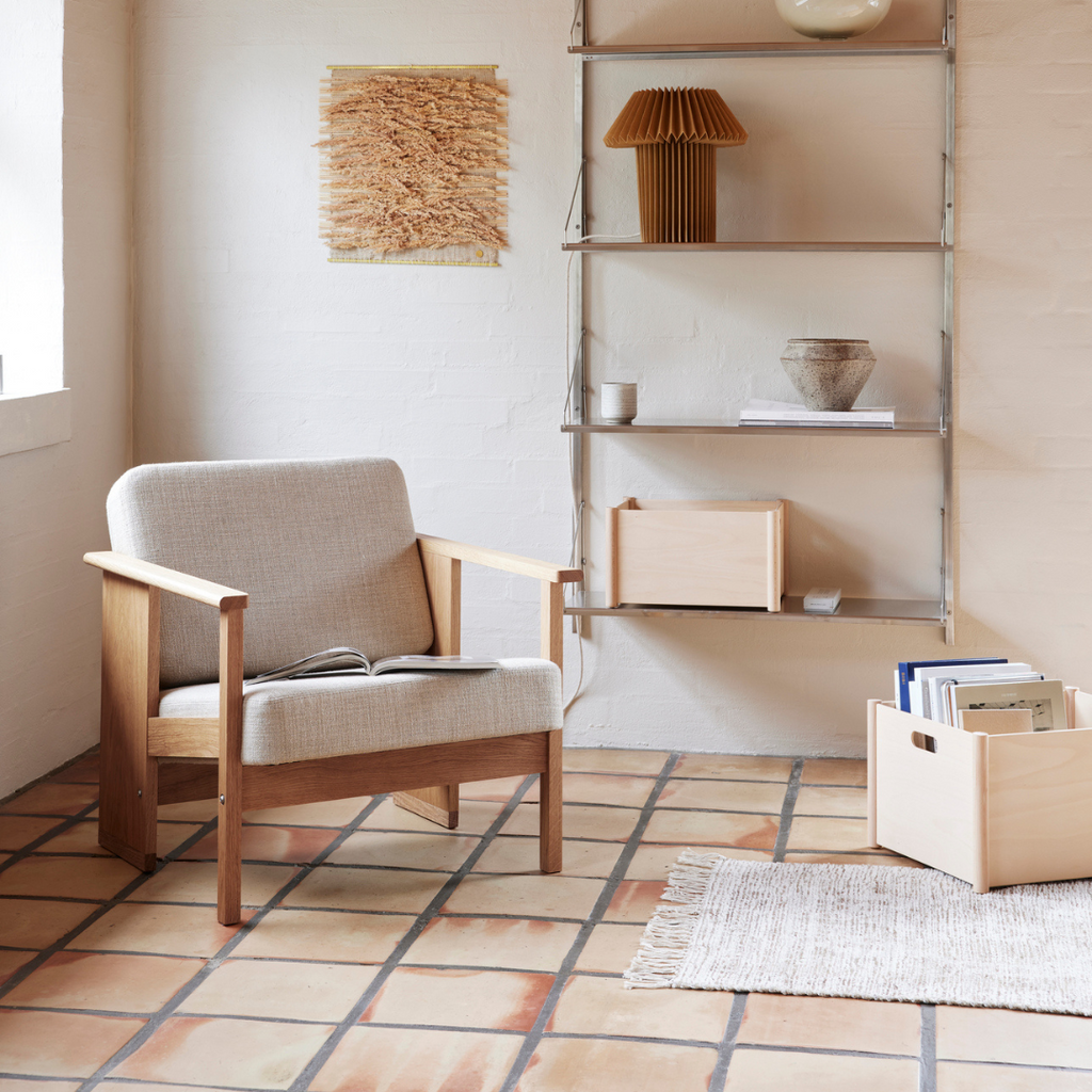 Form and Refine Block Lounge Chair