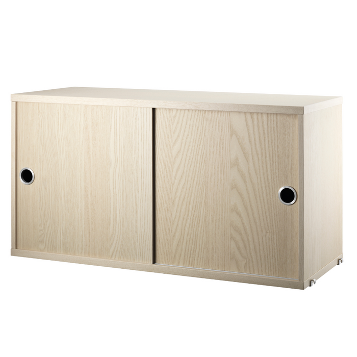 String Furniture - Cabinet with Sliding Doors - Batten Home