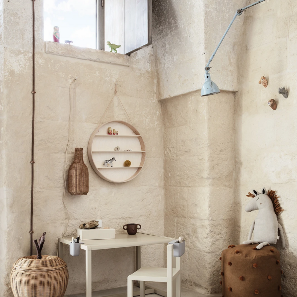 Ferm Living Hand-carved Hippo Animal Hook - Batten Home