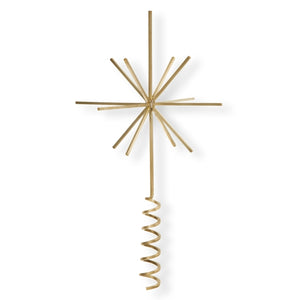 Ferm Living Brass Christmas Tree Top Star - Batten Home