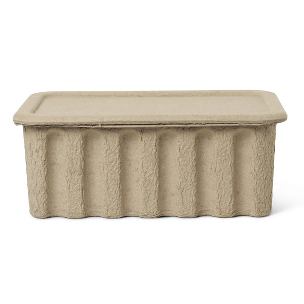 Ferm Living Large Paper Pulp Boxes |Set of 2- Batten Home