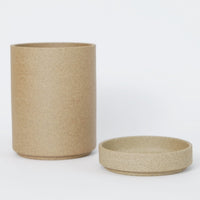 Hasami Porcelain Small Planter and Saucer Set in Natural - Batten Home