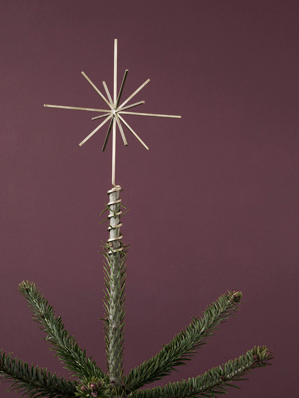 Ferm Living Brass Christmas Tree Top Star - Batten Home